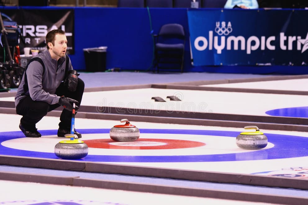 Tyler George - Curling Athlete Editorial Photo - Image of compete ...