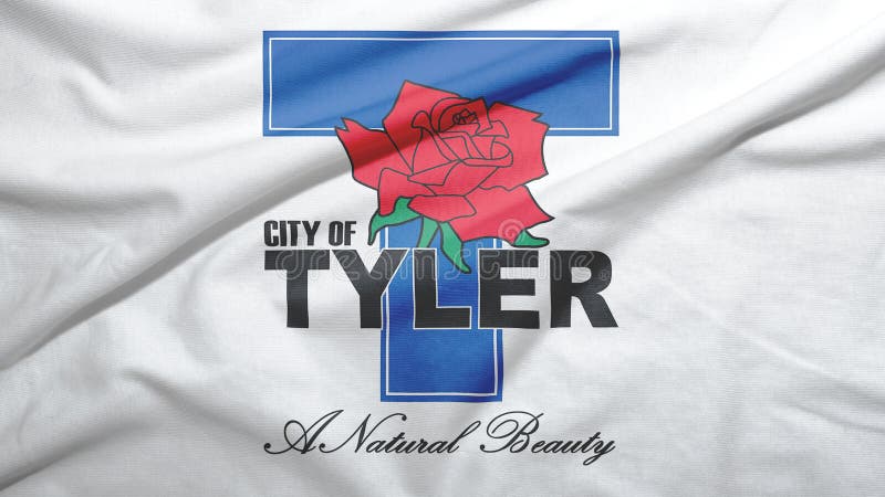 Tyler Of Texas Of United States Flag Background Stock Photo - Image of ...