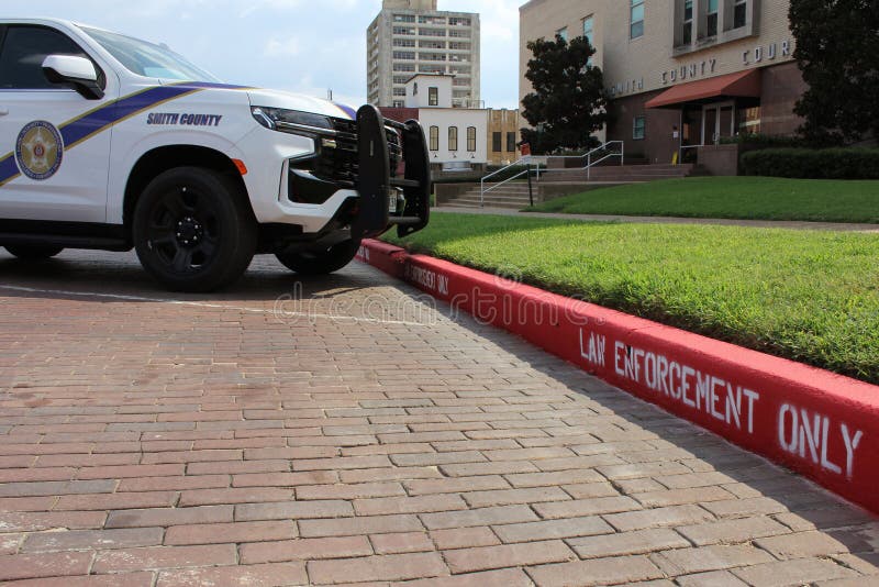 Tyler, TX -August 25, 2024: Smith County Courthouse Located in Downtown ...