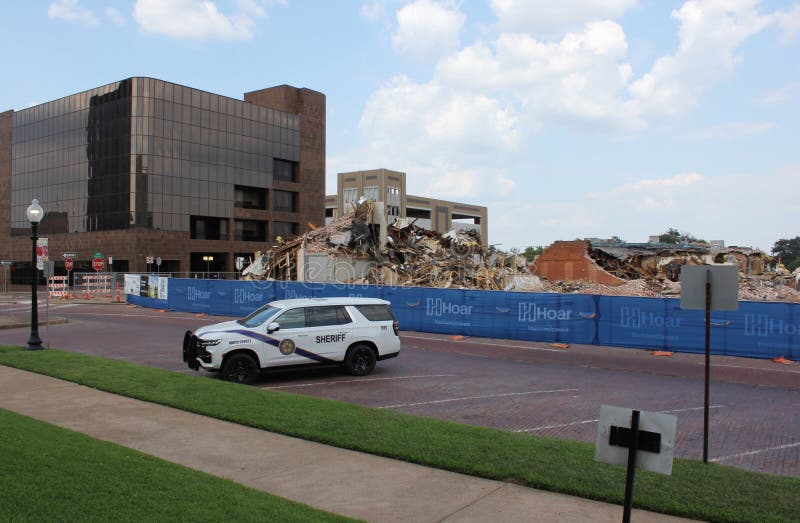 Tyler, TX -August 25, 2024: Smith County Courthouse Located in Downtown ...