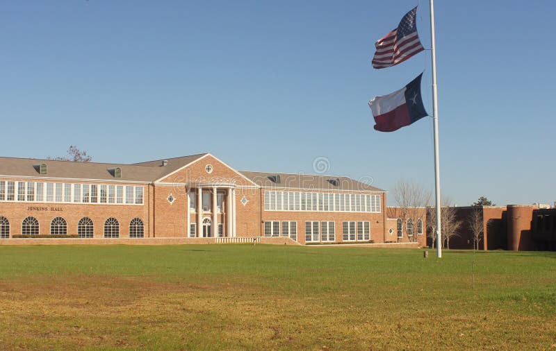 Tyler TX - December 30, 2024: Tyler Junior College Building Located in ...