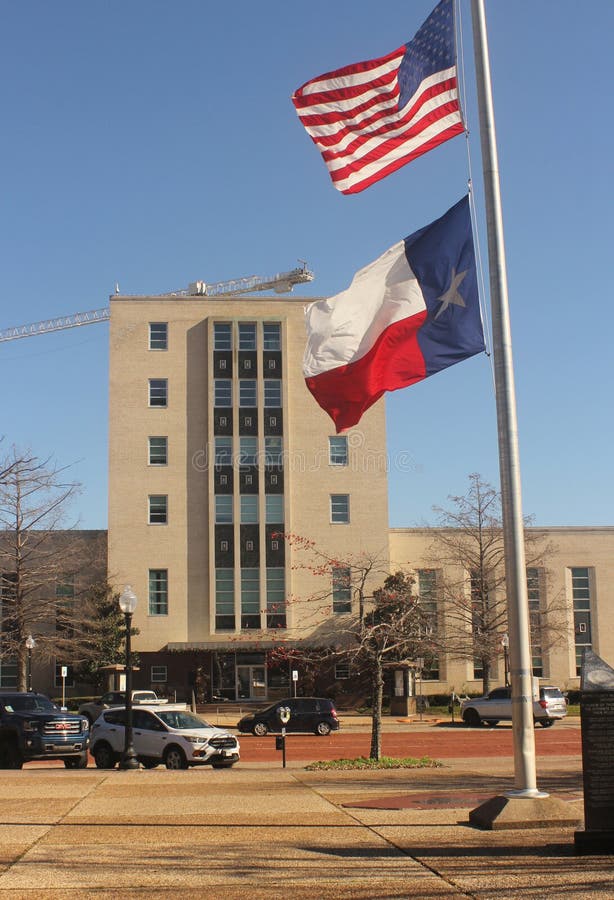 Tyler TX - December 30, 2024: Smith County Courthouse Located in ...