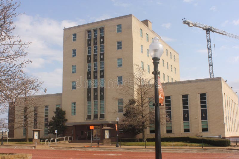 Tyler TX - January 5, 2025: Smith County Courthouse Located in Downtown ...