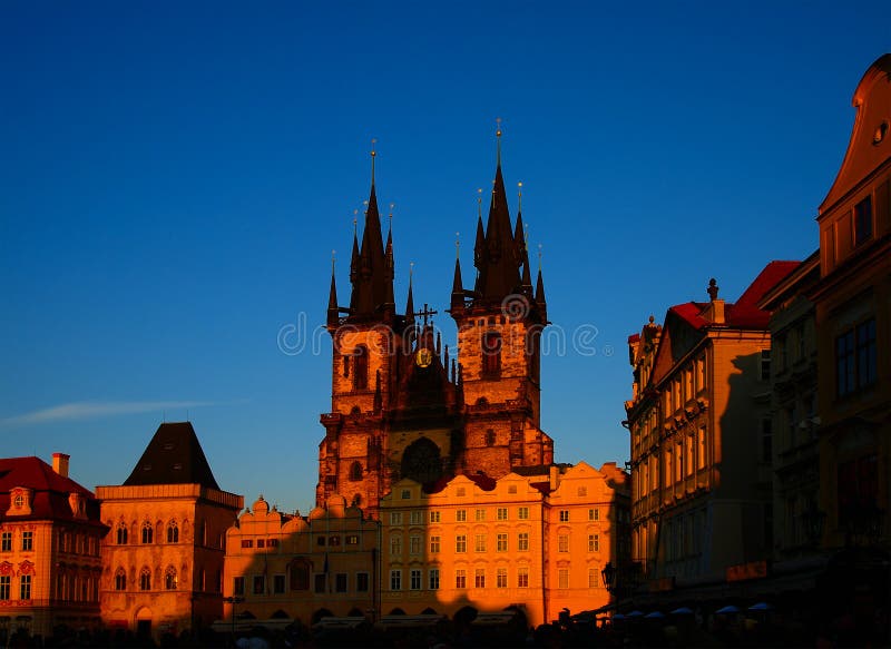 Tyn Cathedral stock photo. Image of medieval, nicholas - 11679172