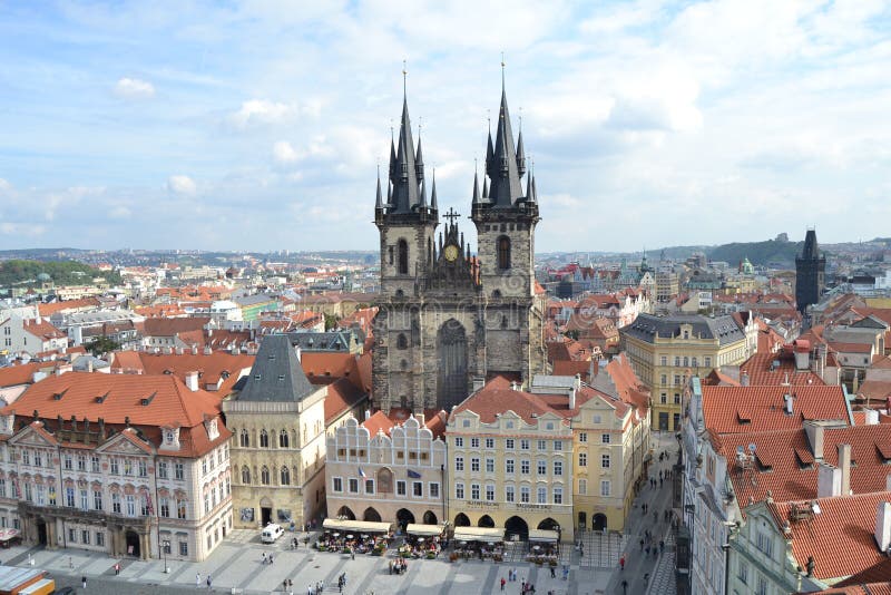Tyn Church in Prague editorial stock photo. Image of prague - 40581168