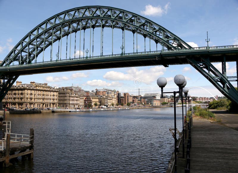 Tyne Bridge. stock photo. Image of newcastle, tyne, bridge - 42353906