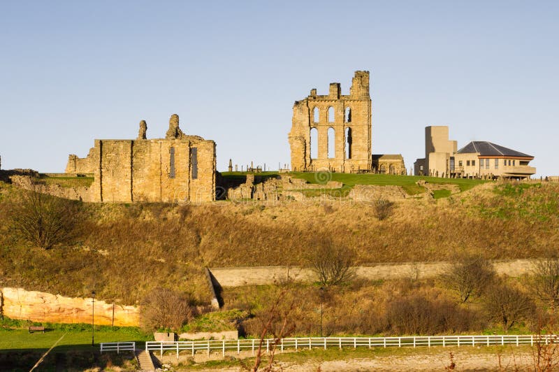 Tynemouth Priory and Castle Stock Photo - Image of england, priory ...