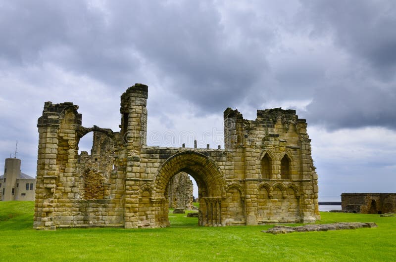 Tynemouth Priory and Castle Stock Image - Image of england ...