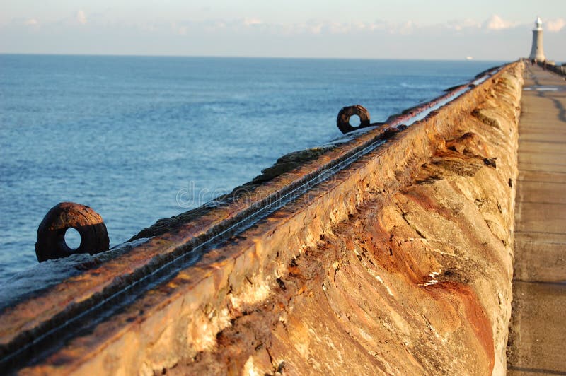 Tynemouthpier stock image. Image of pier, tyne, lighthouse - 36691819