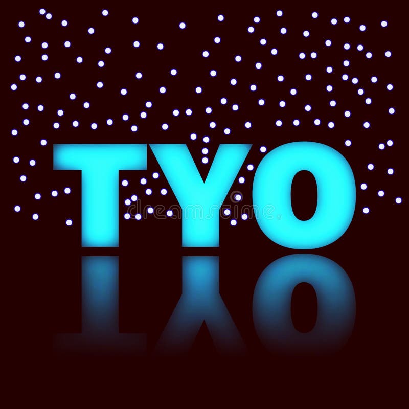 Tyo logo from me stock illustration. Illustration of advertising ...