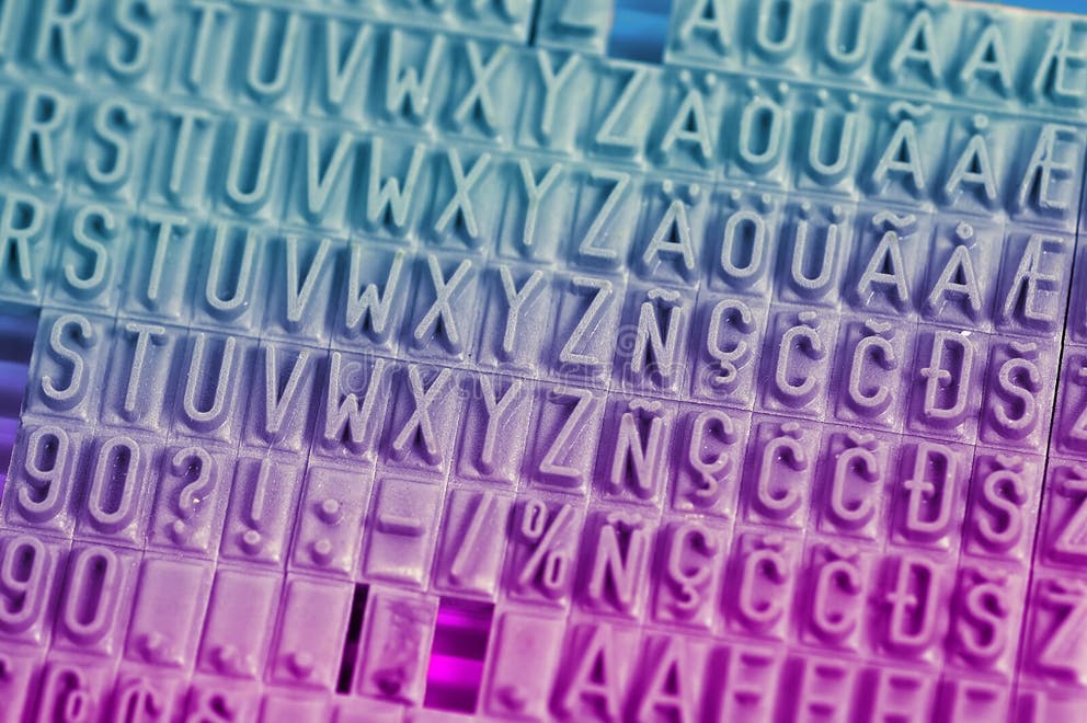 Type stock illustration. Illustration of typeset, symbols - 70324