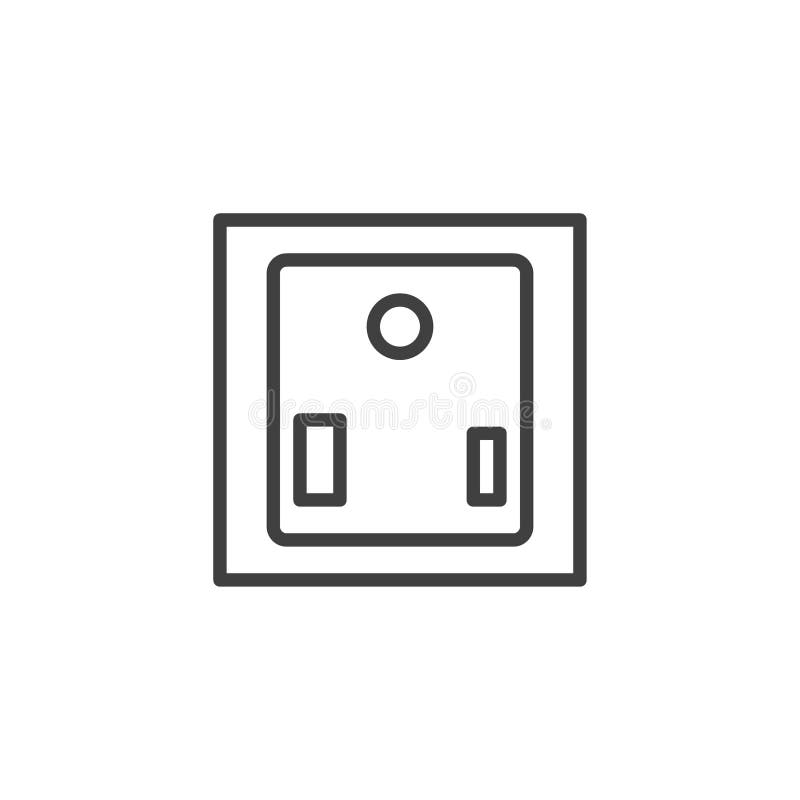 Outlet Outline Stock Illustrations – 3,656 Outlet Outline Stock ...