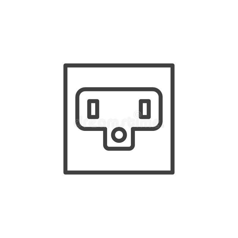 Outlet Outline Stock Illustrations – 3,656 Outlet Outline Stock ...