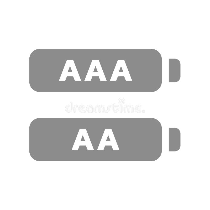 Type of Batteries Vector Icon Set Stock Vector - Illustration of icon ...