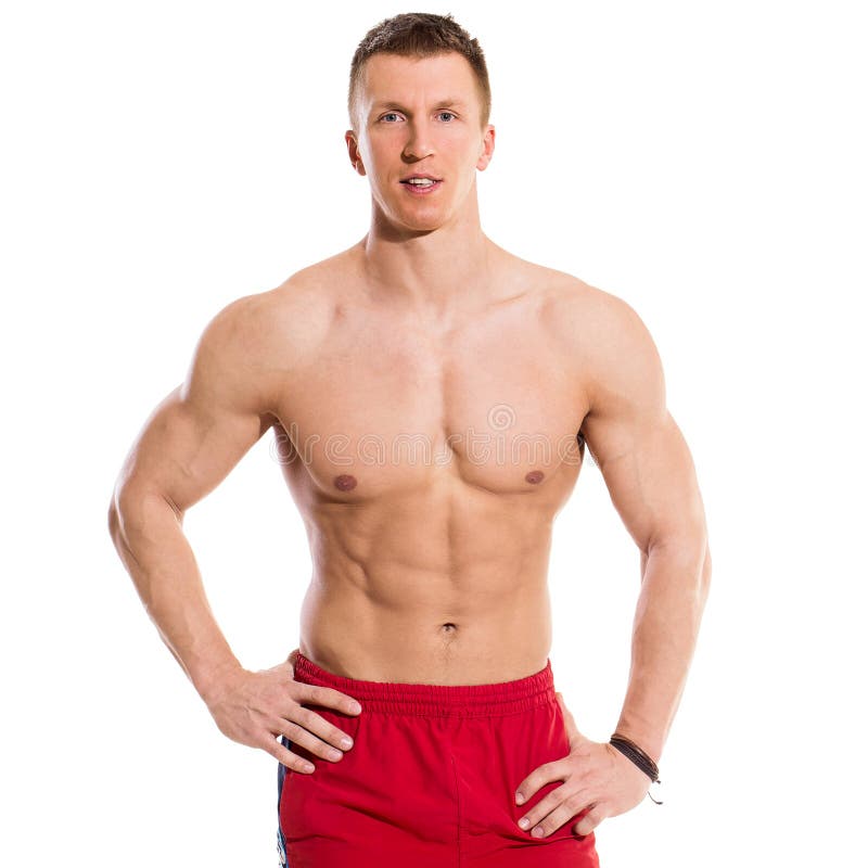 Type Beau Avec Le Corps Parfait Photo Stock Image Du Muscle Type