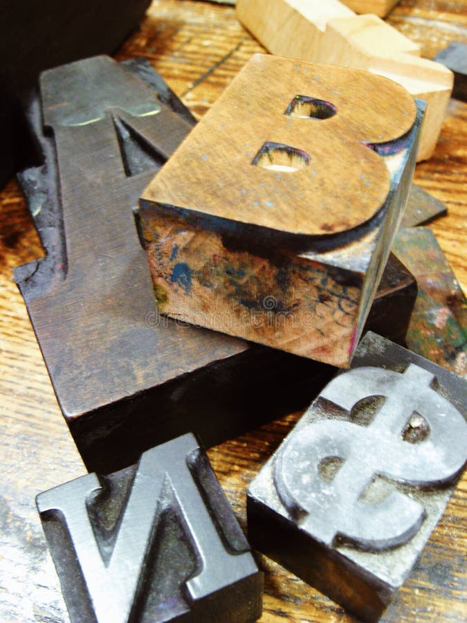 Type Blocks stock image. Image of graphic, grungy, design - 48992425