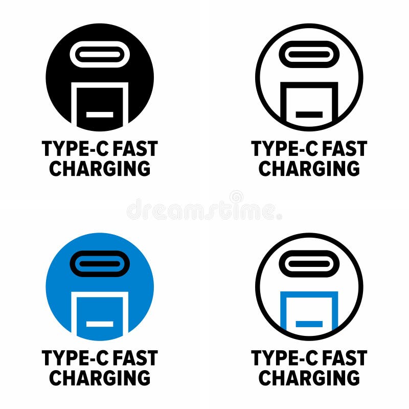 USB Type C symbol stock vector. Illustration of label - 144100483 USB Type C symbol stock vector. Illustration of label - 144100483