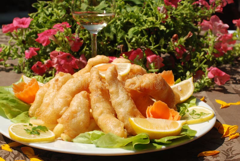 Type d'Orly de sandre photo stock. Image du filet, laitue - 17337620