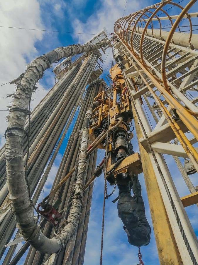 Type Derrick Inside from Bottom To Top Stock Image - Image of power ...