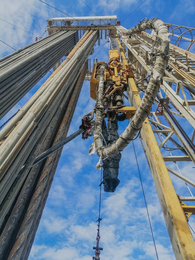 Type Derrick Inside from Bottom To Top Stock Photo - Image of deep ...