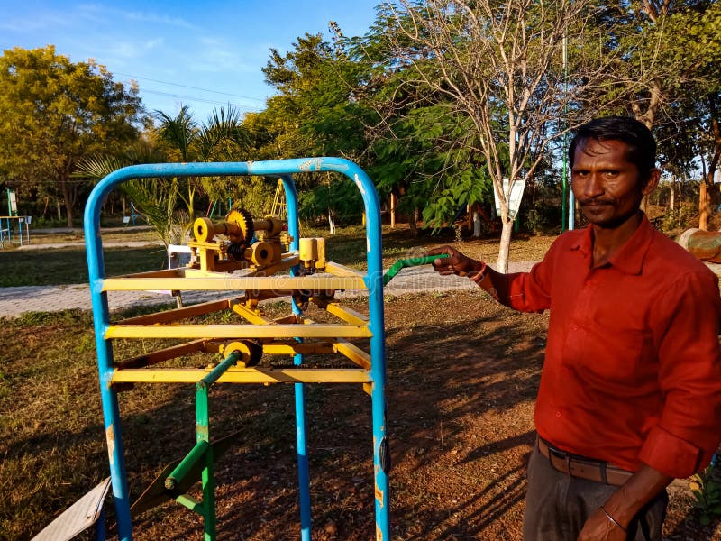 Type of Gears Science Project Model Displayed by Asian Man in India ...