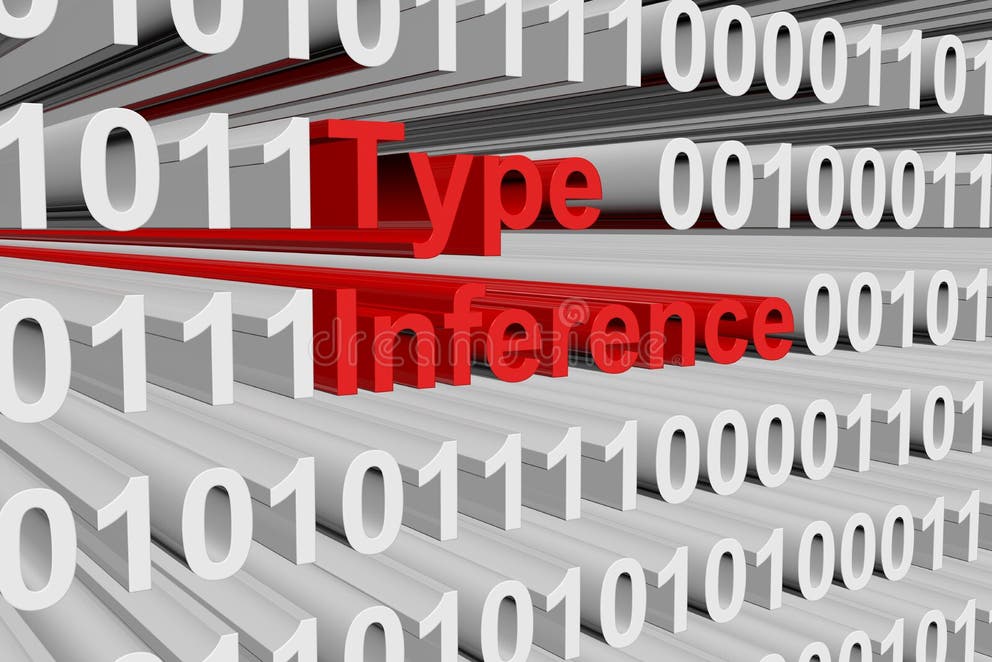 Type inference stock illustration. Illustration of reconstruction ...