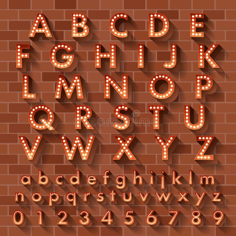 Alphabet stock vector. Illustration of lettering, elements - 61379571