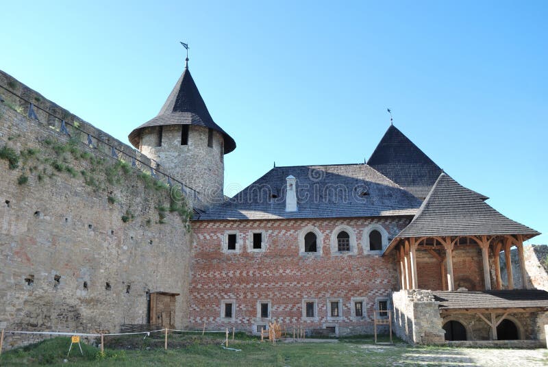 Type in old fortress stock photo. Image of ukraine, roof - 20289386