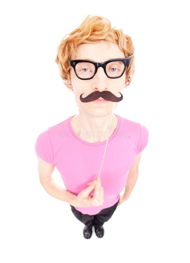 Type ringard drôle image stock. Image du humeur, mode - 30076703