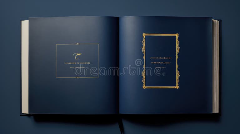 Typeface Classic Book Layout Stock Illustration - Illustration of ...