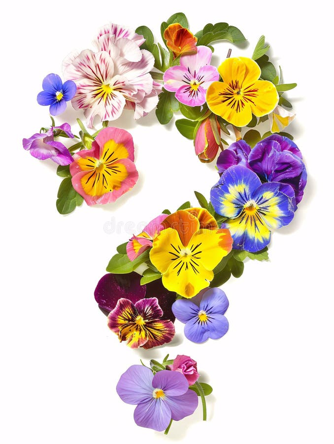 Question Mark Flowers Stock Illustrations – 177 Question Mark Flowers ...