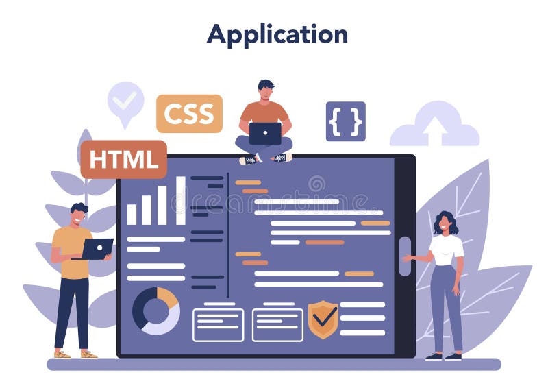 Typersetter Concept Online Service or Platform. Website Constructing ...