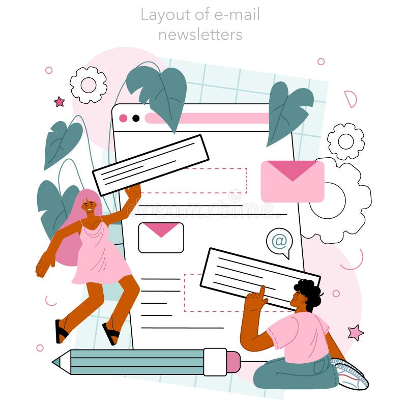 Typersetter Concept Website Constructing Process Of Creating Stock Vector Illustration Of