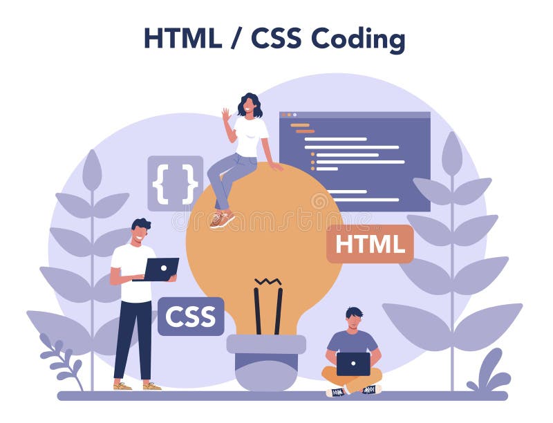 Typersetter Concept Website Constructing Stock Vector Illustration Of Computer Development