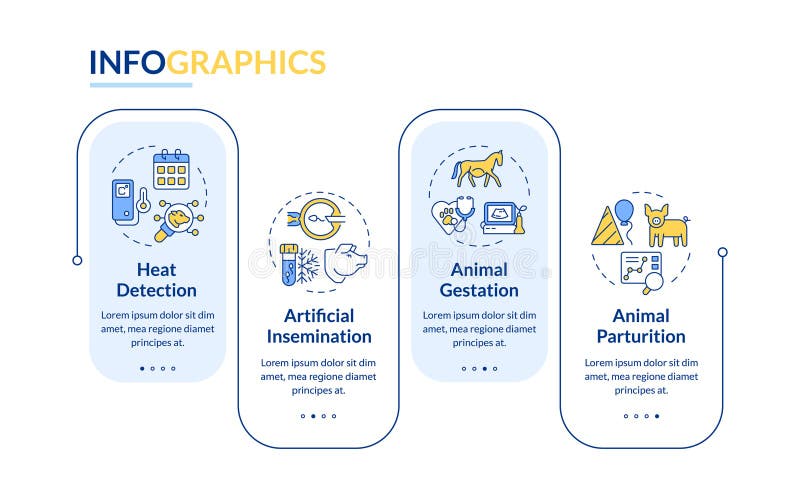 Types of Animal Reproduction Rectangle Infographic Vector Stock Vector ...