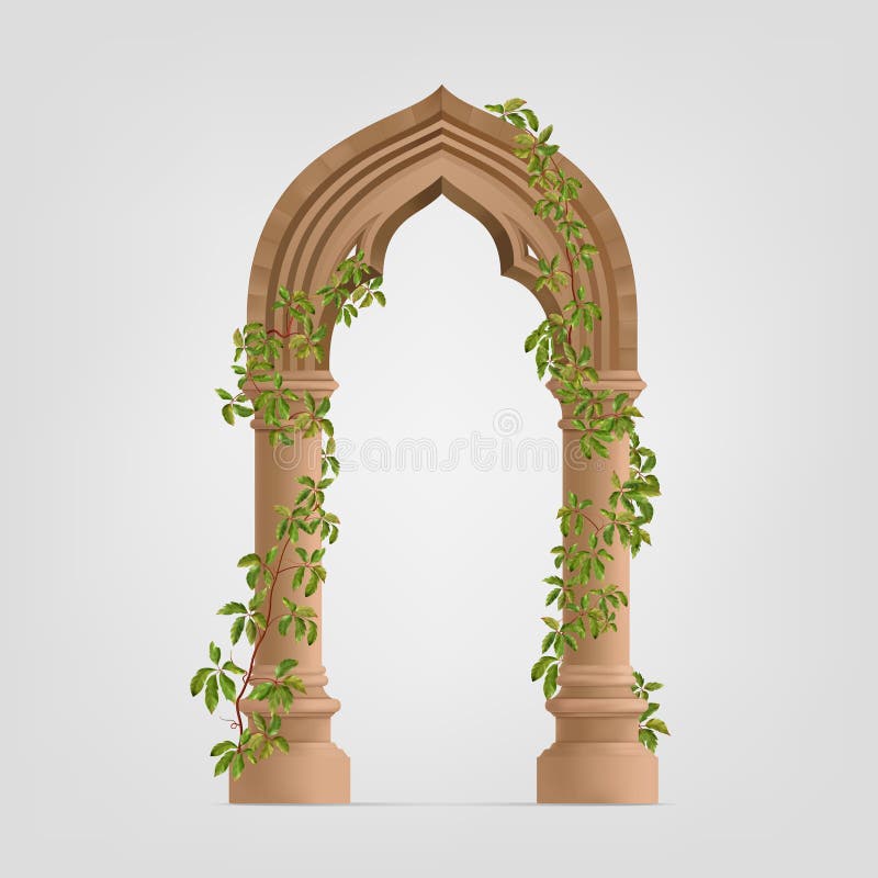 Types of Arches Realistic Composition Stock Illustration - Illustration ...