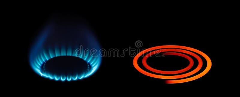 Types De Gaz De Propane Ou D'énergie électrique Image stock - Image du ...