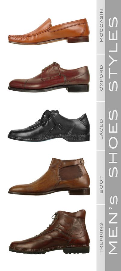 Types Des Chaussures Des Hommes Photo stock - Image du brun, noir: 19762178