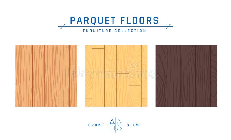 Types of Flooring in Flat Style, Vector Stock Vector - Illustration of ...