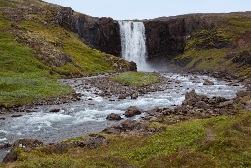 Types of Iceland stock image. Image of summer, waterfalls - 48753953