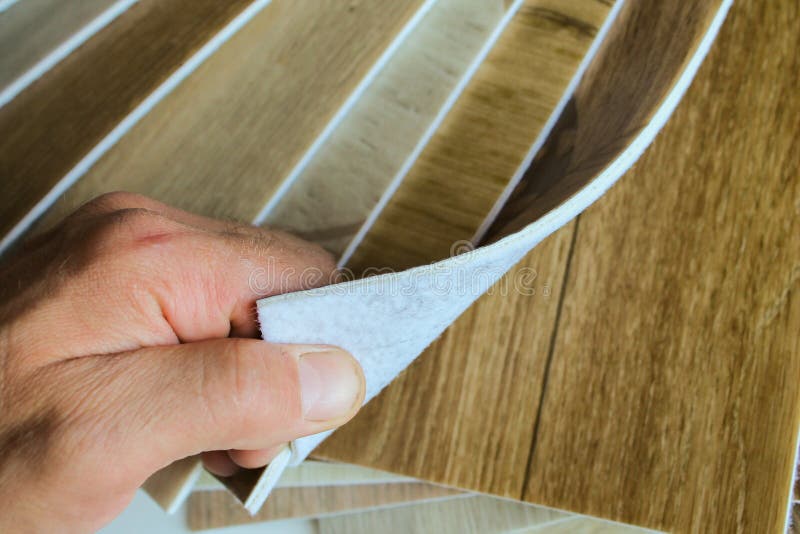 Types of Linoleum of Different Thicknesses Stock Photo - Image of ...