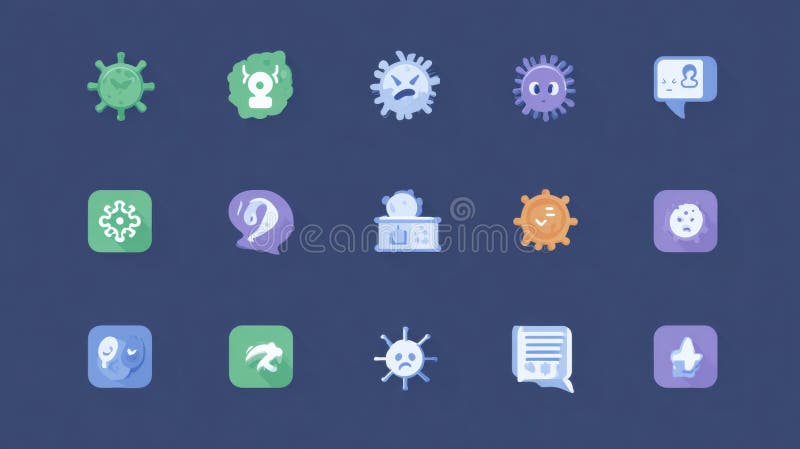 Types of Malware Explained through Neutral Icons Illustrating Various ...