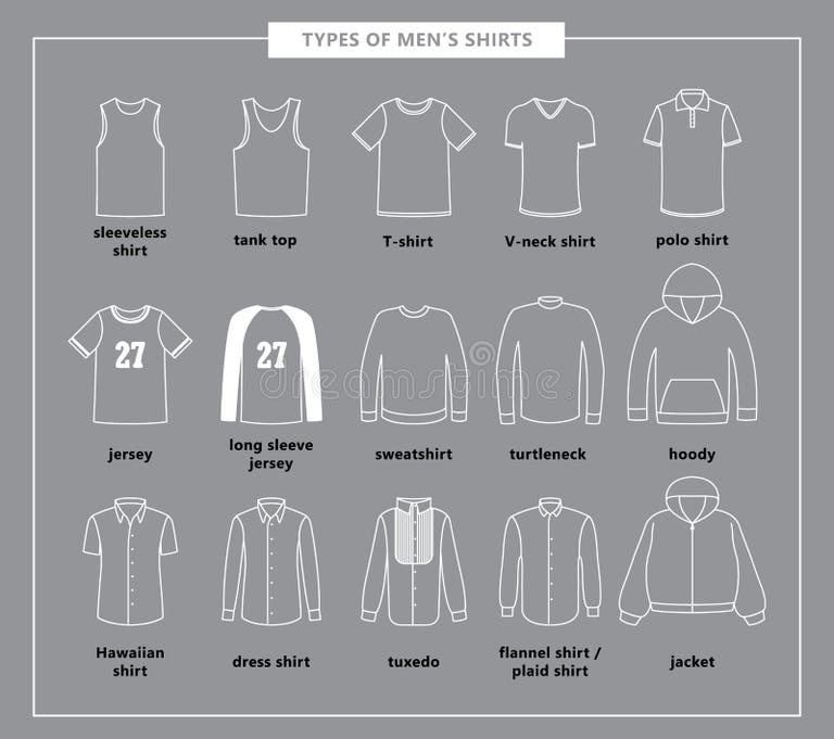 Types Men Shirts Stock Illustrations – 23 Types Men Shirts Stock ... Types Men Shirts Stock Illustrations – 23 Types Men Shirts Stock ...