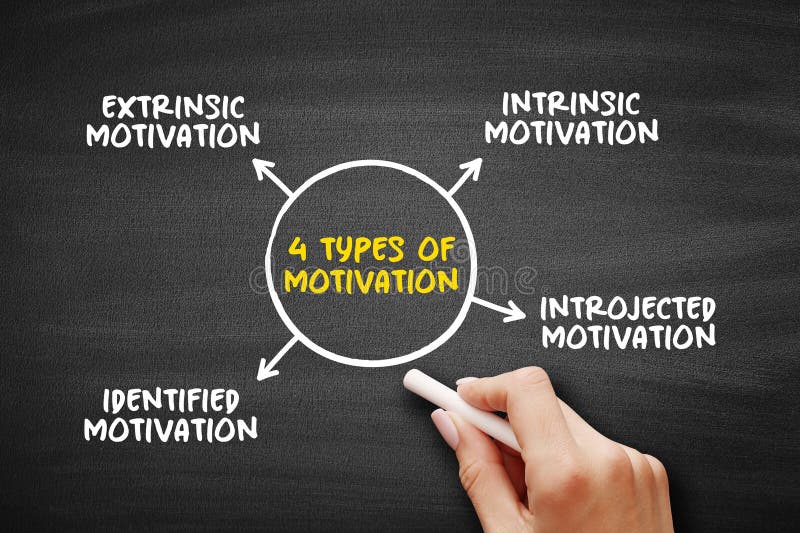 4 Types of Motivation Mind Map Concept for Presentations and Reports ...