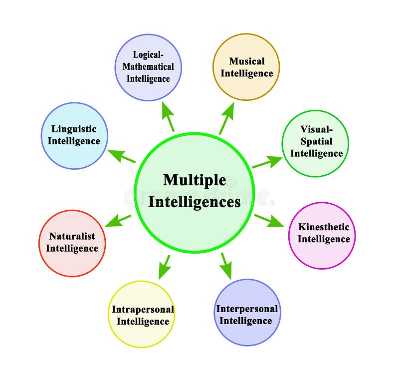 Types of Multiple Intelligence Stock Illustration - Illustration of ... Types of Multiple Intelligence Stock Illustration - Illustration of ...