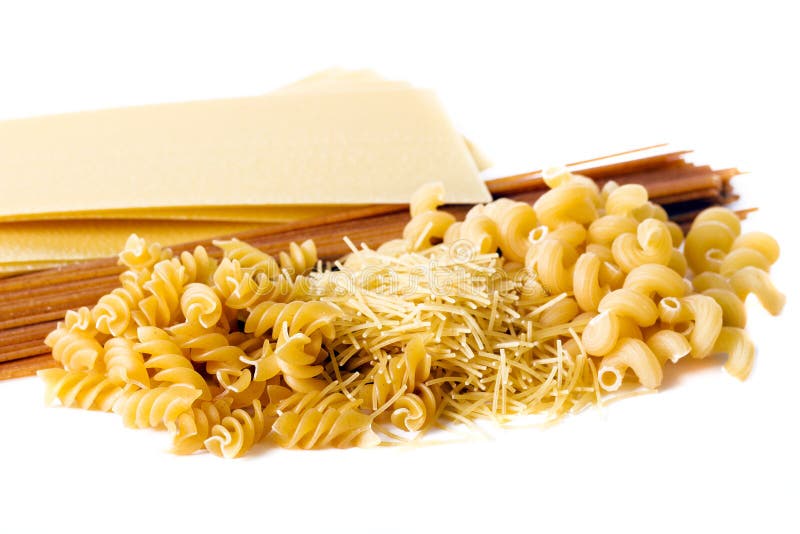 Types of raw pasta stock image. Image of lasagna, macaroni - 36937767
