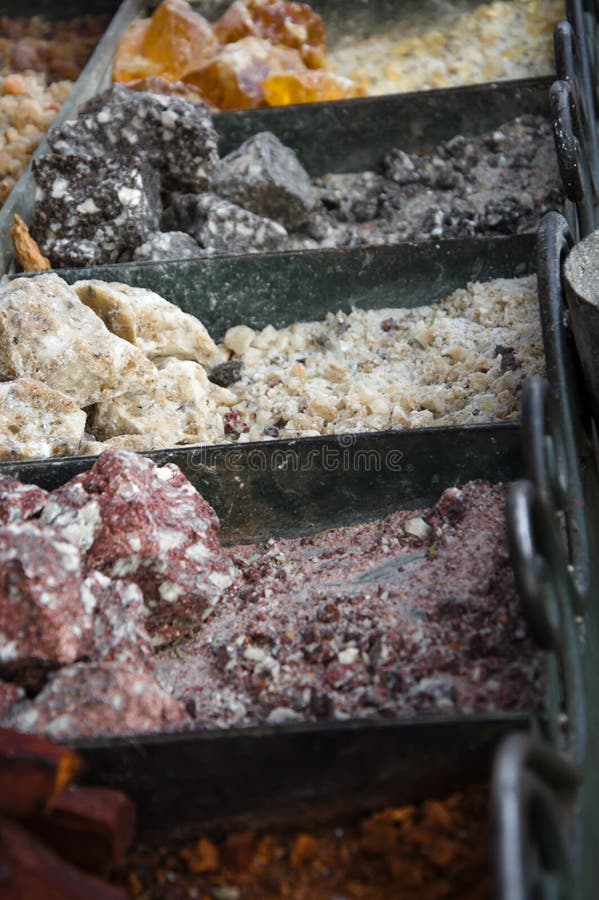 Classes of Salt in Pieces of Different Colors in Containers for Sale ...