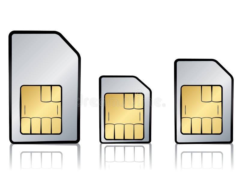 Types of sim cards stock vector. Illustration of internet - 80879067