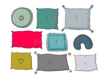 Types Pillows Stock Illustrations – 97 Types Pillows Stock ...