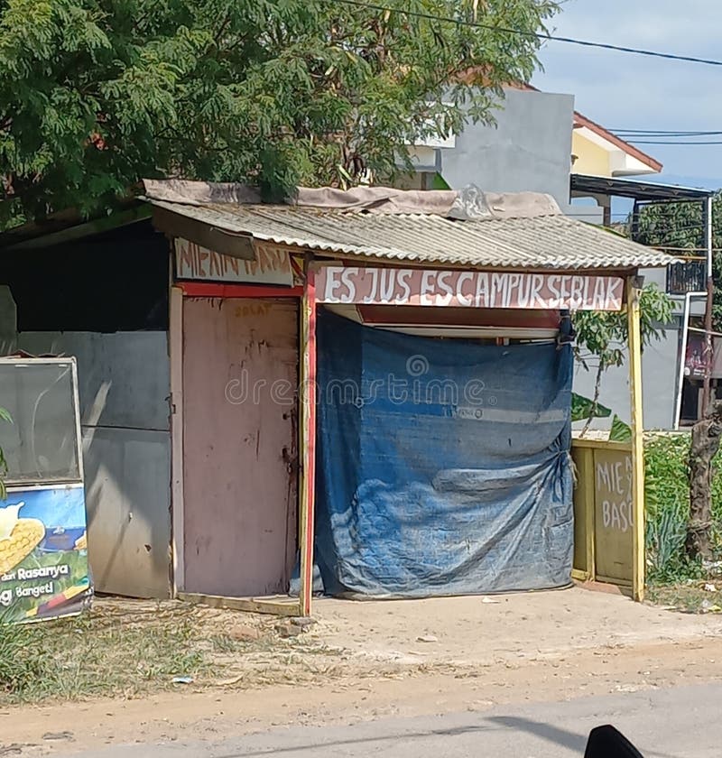 Types of Traditional Shops in Indonesian Villages Editorial Stock Photo ...
